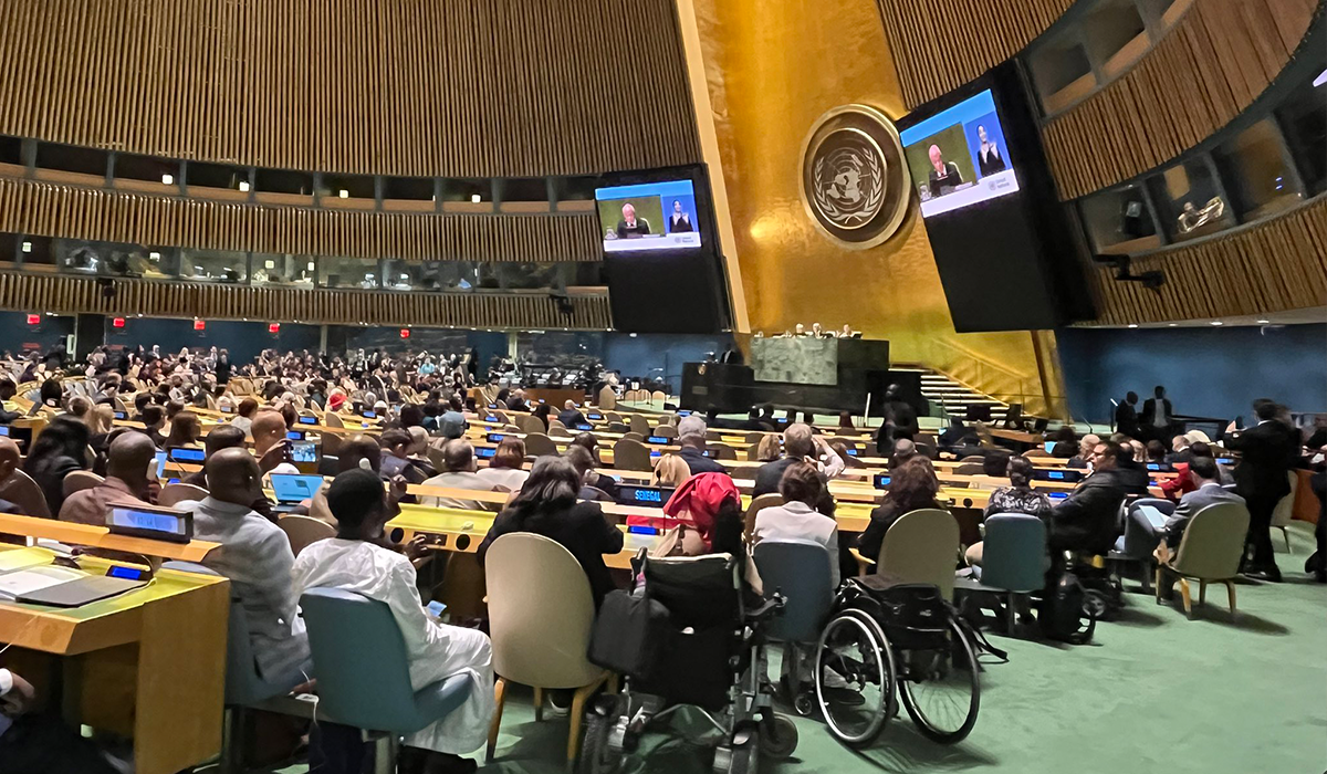 CBM Global delivers statement to COSP General Assembly | CBM UK