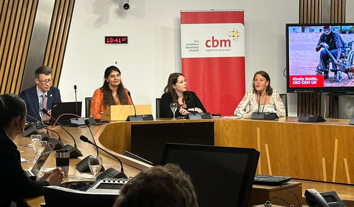 CBM UK holds event in Scottish Parliament: “Climate Change, Disability Inclusion and Wellbeing ...