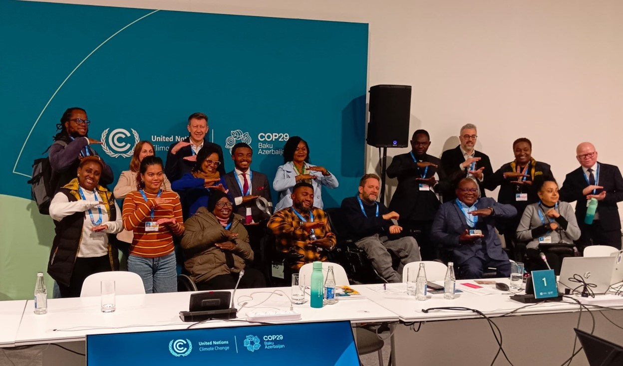 People with disabilities recognised in climate negotiations